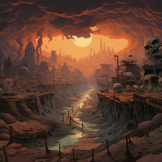 Hellscape D&D Maps - Volcano TTRGP Battle Maps | Mistcharter Maps