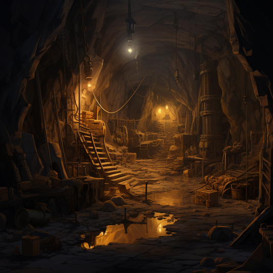 Mine D&D Maps - Mining TTRGP Battle Maps | Mistcharter Maps