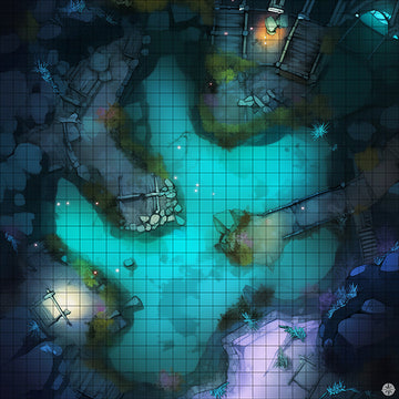 Mine D&D Maps - Mining TTRGP Battle Maps | Mistcharter Maps