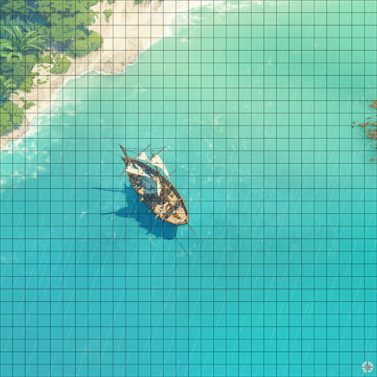 D&D Coastal Battle Map Pack - 12 Coastline Maps - TTRPG Map For D&D and ...