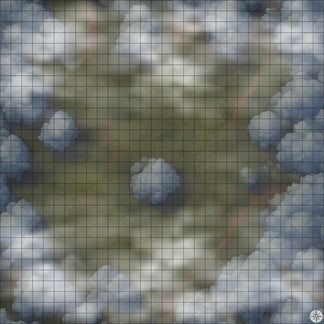 Forest Clearing with White Trees Battlemap - TTRPG Map For D&D and ...