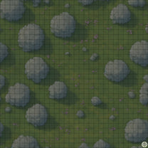 Tree-Filled Meadow Battlemap - TTRPG Map For D&D and Roll20 ...