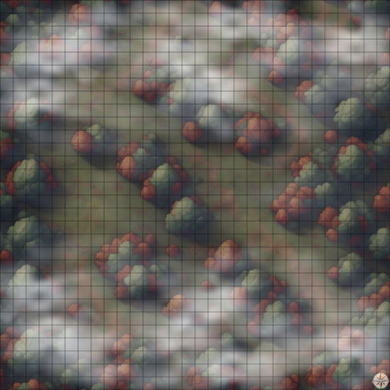 Large Autumn Woodland Battlemap - TTRPG Map For D&D and Roll20 ...