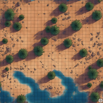 Desert D&D Maps - Free TTRGP Battle Maps | Mistcharter Maps