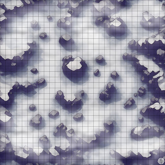 Snowy Mountain Pass Battlemap - TTRPG Map For D&D and Roll20 ...