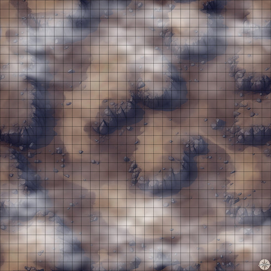 Desert Cliffside Clearing Battlemap - TTRPG Map For D&D and Roll20 ...