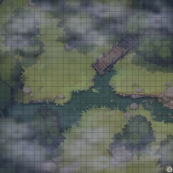 Mosswhisper Retreat Battlemap - TTRPG Map For D&D and Roll20 ...