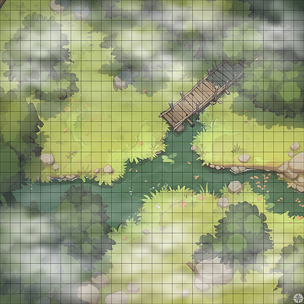 Mosswhisper Retreat Battlemap - TTRPG Map For D&D and Roll20 ...