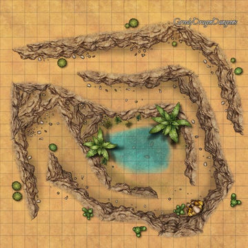 Desert D&D Maps - Desert TTRGP Battle Maps | Mistcharter Maps