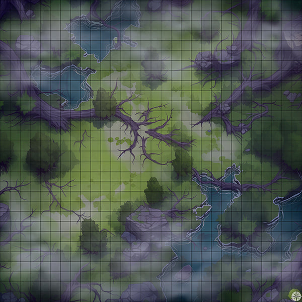 Wraithwater Marsh Battlemap - TTRPG Map For D&D and Roll20 ...