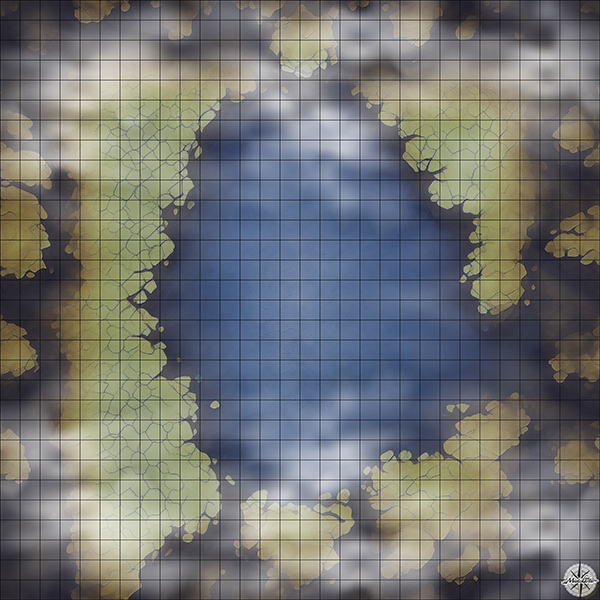 Acrid Hell Arena Battlemap Ttrpg Map For Dandd And Roll20 Mistcharter