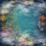 Aquatic Arena With Coral Battlemap - TTRPG Map For D&D and Roll20 ...
