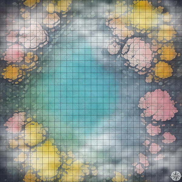 Deep Sea Arena With Rocks Battlemap - TTRPG Map For D&D and Roll20 ...