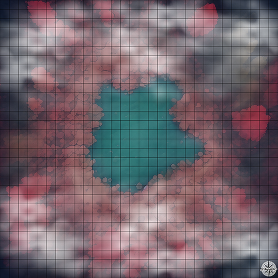 Blood Moon Forest Battlemap - TTRPG Map For D&D and Roll20 ...
