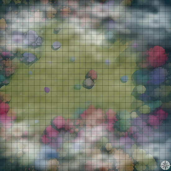 Fey Forest Clearing Battlemap - TTRPG Map For D&D and Roll20 ...