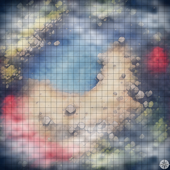 Kraken Cove Arena With Blood Battlemap - TTRPG Map For D&D and Roll20 ...