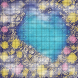 Lovers Lake Battlemap - TTRPG Map For D&D and Roll20 – Mistcharter Maps