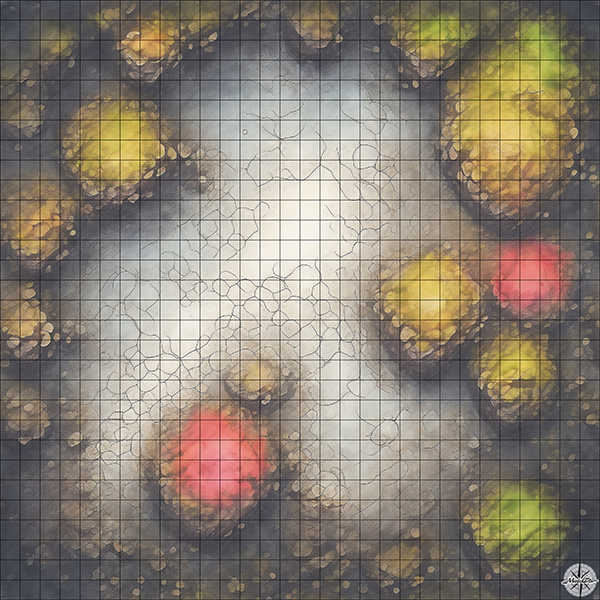 Reptile Hide Caves Battlemap - TTRPG Map For D&D and Roll20 ...