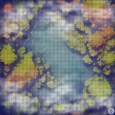 Rocky Coral Arena Battlemap - TTRPG Map For D&D and Roll20 ...