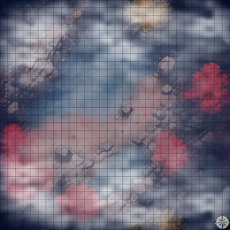 Rocky Cave With Trees Battlemap - TTRPG Map For D&D and Roll20 ...