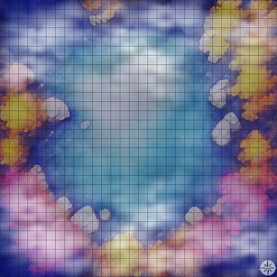 Underwater Arena Battlemap - TTRPG Map For D&D and Roll20 – Mistcharter ...